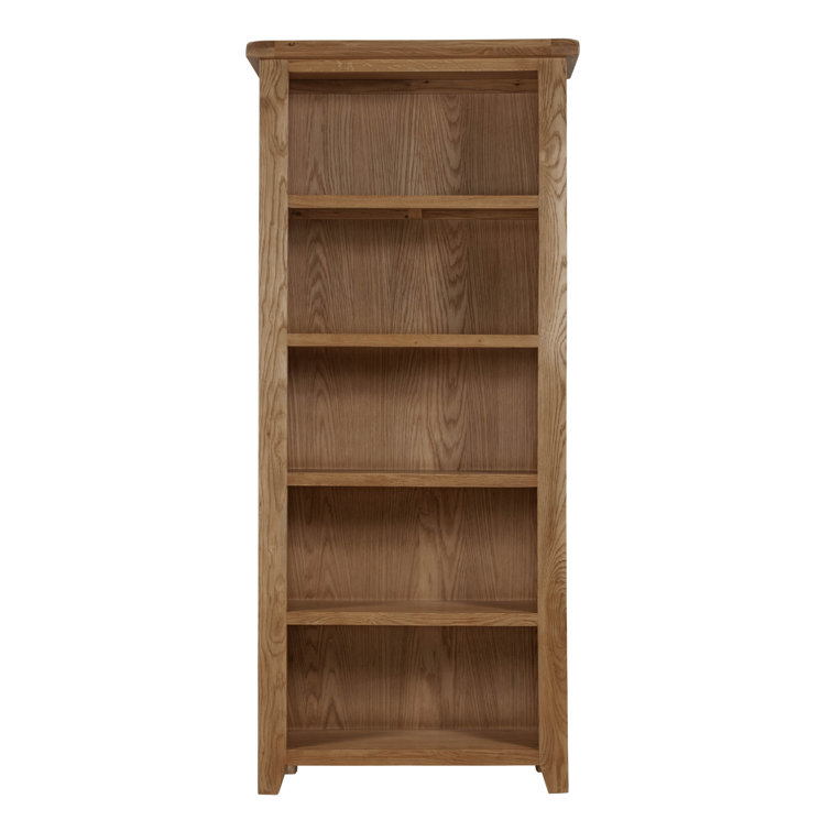 Gracie Oaks Hamilton 180cm H x 80cm W Solid Wood Standard Bookcase | Wayfair.co.uk